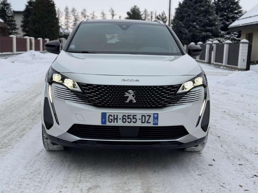 White Peugeot 3008 2022 in Marijampole, with an engine capacity of 1.20 L and mileage of 117 thousand km for 15972 €, photo 4 on AUTOMOTO.COM.LV