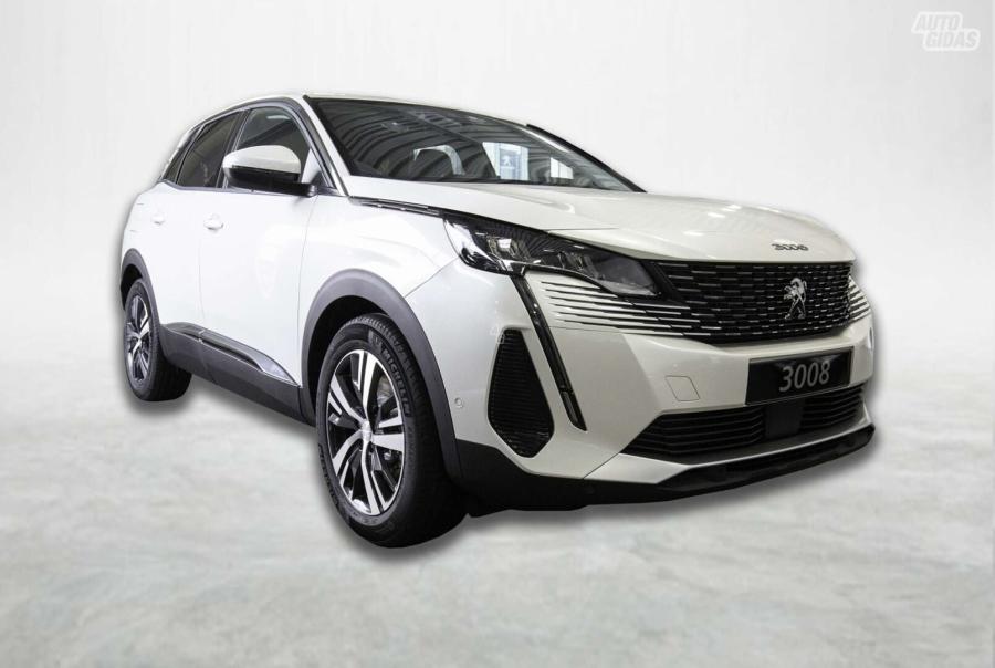 Balts Peugeot 3008 2023 Kauņa, ar dzinēja tilpumu 1.20 L un nobraukumu 51 tūkst. km par 27056 €, foto 2 vietnē AUTOMOTO.COM.LV