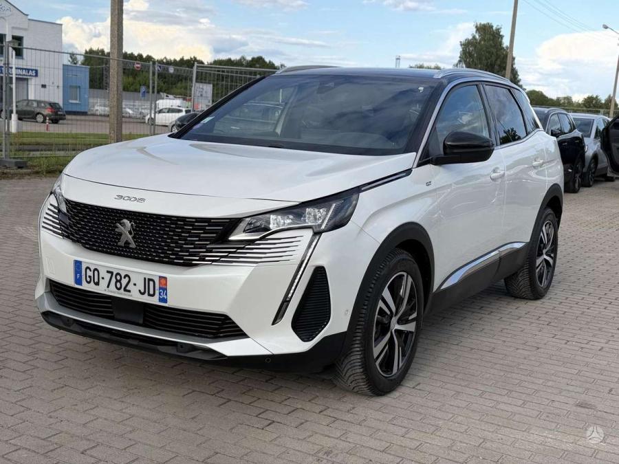 Balts Peugeot 3008 2023 Marijampole, ar dzinēja tilpumu 1.20 L un nobraukumu 120 tūkst. km par 17545 €, foto 1 vietnē AUTOMOTO.COM.LV