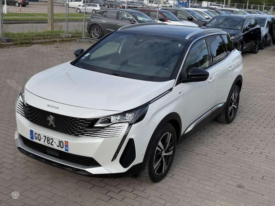 Balts Peugeot 3008 2023 Marijampole, ar dzinēja tilpumu 1.20 L un nobraukumu 120 tūkst. km par 17545 €, foto 3 vietnē AUTOMOTO.COM.LV