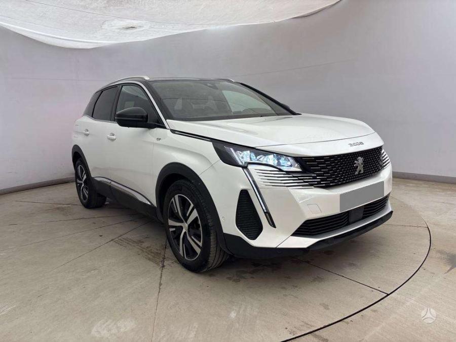 Balts Peugeot 3008 2023 Viļņa, ar dzinēja tilpumu 1.20 L un nobraukumu 99 tūkst. km par 17295 €, foto 5 vietnē AUTOMOTO.COM.LV