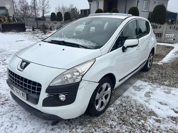 White Peugeot 3008 2012 in Salcininkai, with an engine capacity of 1.56 L and mileage of 270 thousand km for 2600 €, photo 2 on AUTOMOTO.COM.LV