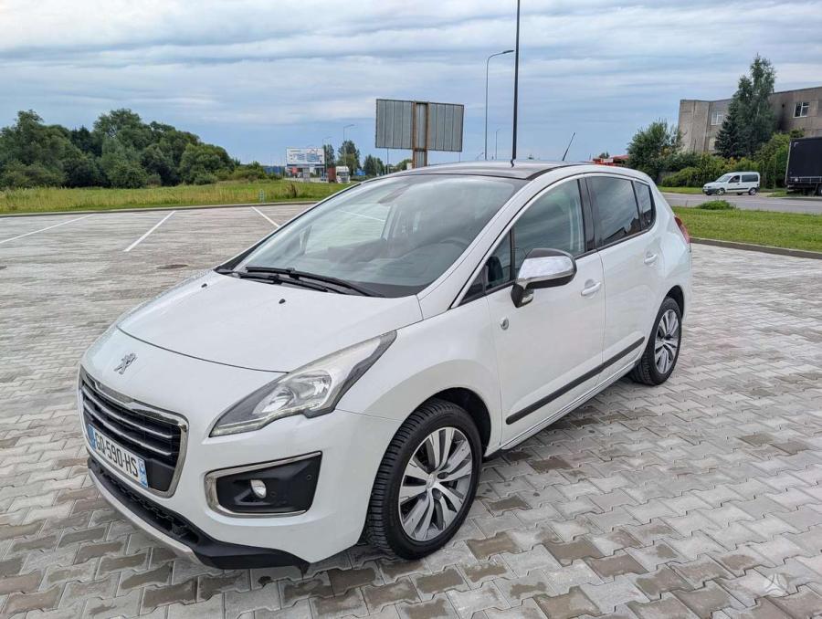 White Peugeot 3008 2014 in Taurage, with an engine capacity of 1.60 L and mileage of 208 thousand km for 6200 €, photo 8 on AUTOMOTO.COM.LV
