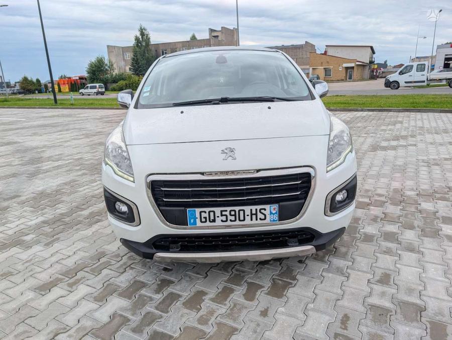White Peugeot 3008 2014 in Taurage, with an engine capacity of 1.60 L and mileage of 208 thousand km for 6200 €, photo 9 on AUTOMOTO.COM.LV