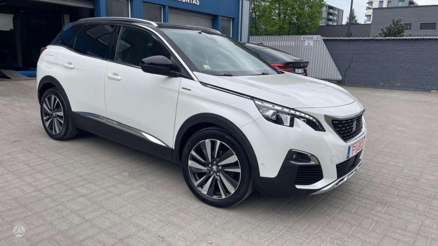 Balts Peugeot 3008 2018 Kauņa, ar dzinēja tilpumu 1.20 L un nobraukumu 100 tūkst. km par 9600 €, foto 4 vietnē AUTOMOTO.COM.LV