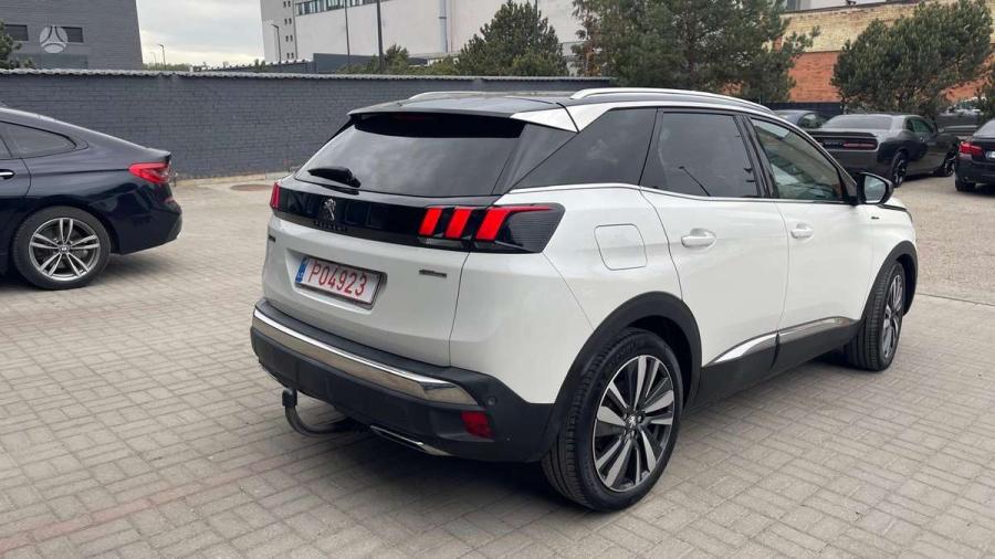 Balts Peugeot 3008 2018 Kauņa, ar dzinēja tilpumu 1.20 L un nobraukumu 100 tūkst. km par 9600 €, foto 5 vietnē AUTOMOTO.COM.LV