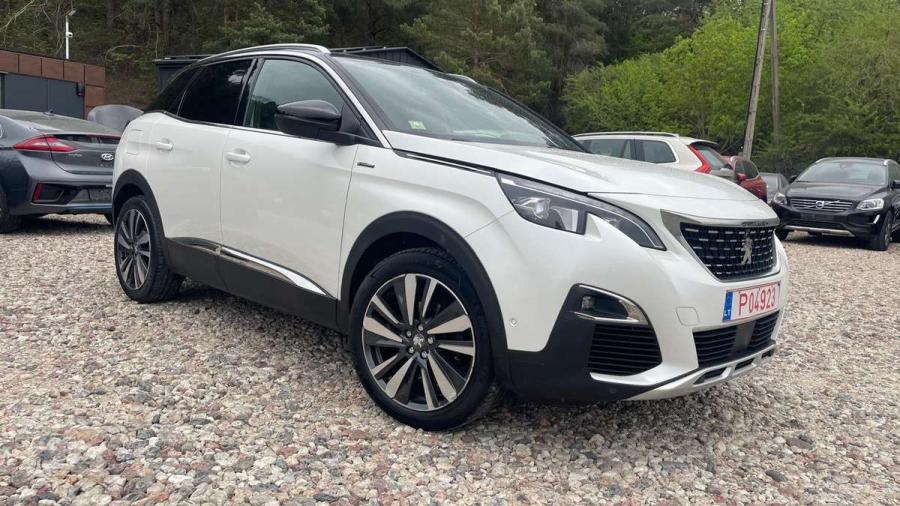 Balts Peugeot 3008 2018 Kauņa, ar dzinēja tilpumu 1.20 L un nobraukumu 100 tūkst. km par 9600 €, foto 10 vietnē AUTOMOTO.COM.LV