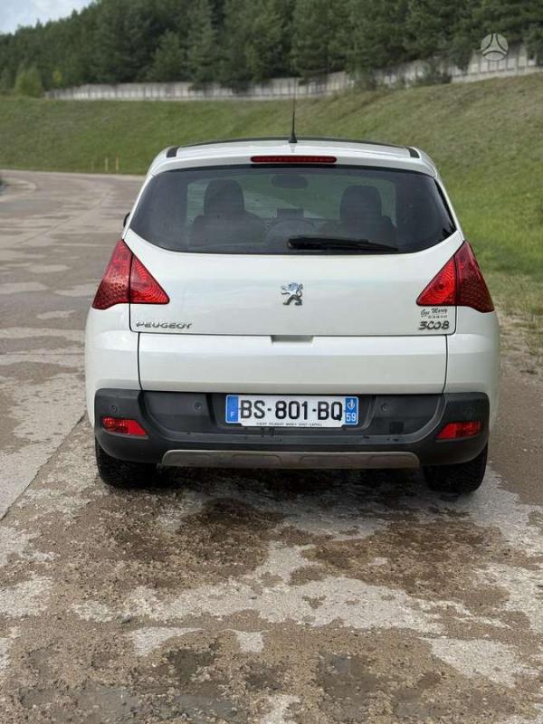 White Peugeot 3008 2011 in Vilnius, with an engine capacity of 1.56 L and mileage of 248 thousand km for 3600 €, photo 6 on AUTOMOTO.COM.LV