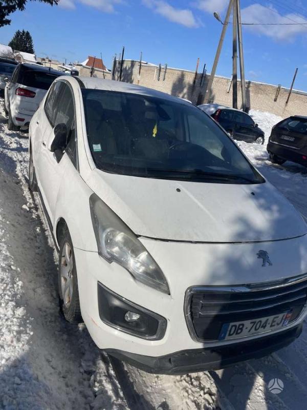 White Peugeot 3008 2013 in Taurage, with an engine capacity of 1.60 L and mileage of 280 thousand km for 3500 €, photo 2 on AUTOMOTO.COM.LV