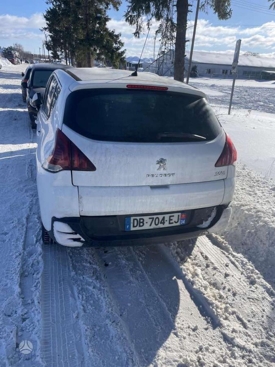 White Peugeot 3008 2013 in Taurage, with an engine capacity of 1.60 L and mileage of 280 thousand km for 3500 €, photo 3 on AUTOMOTO.COM.LV