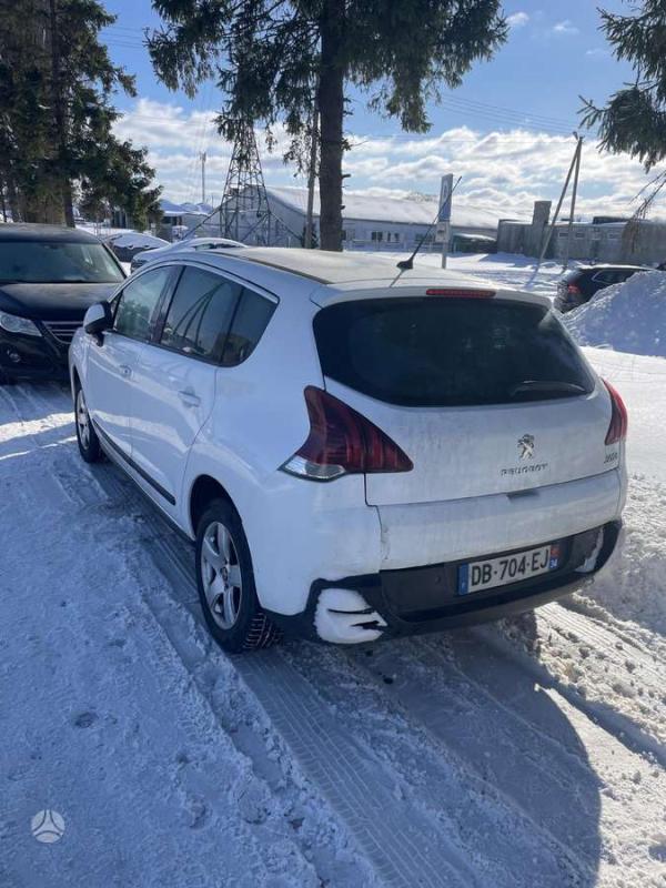 White Peugeot 3008 2013 in Taurage, with an engine capacity of 1.60 L and mileage of 280 thousand km for 3500 €, photo 4 on AUTOMOTO.COM.LV
