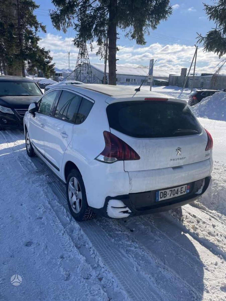 White Peugeot 3008 2013 in Taurage, with an engine capacity of 1.60 L and mileage of 280 thousand km for 3500 €, photo 4 on AUTOMOTO.COM.LV