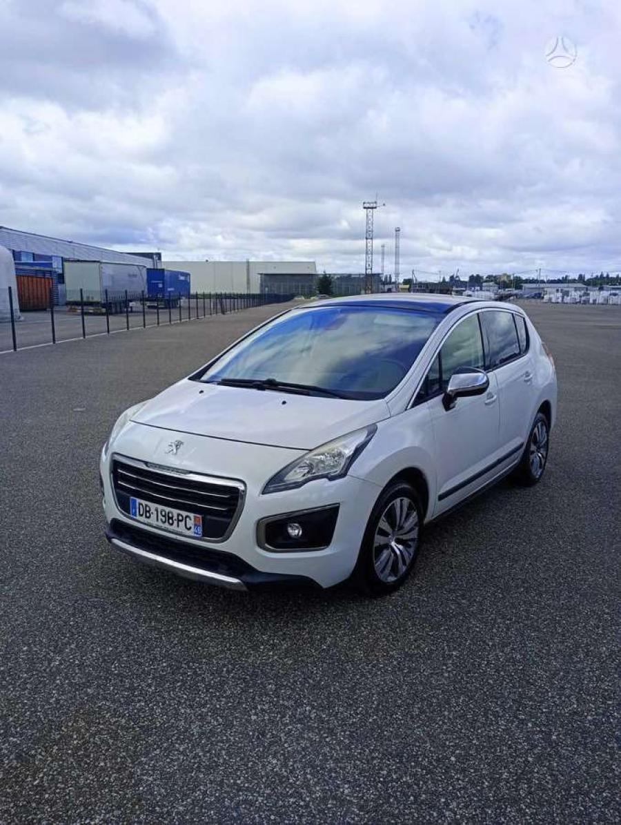 White Peugeot 3008 2013 in Kaunas, with an engine capacity of 1.56 L and mileage of 222 thousand km for 3850 €, photo 1 on AUTOMOTO.COM.LV