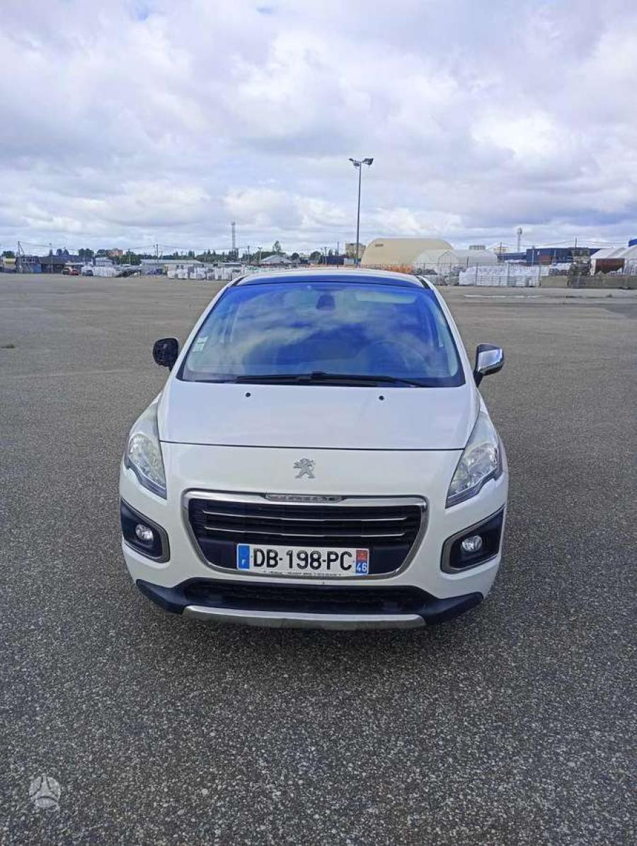 White Peugeot 3008 2013 in Kaunas, with an engine capacity of 1.56 L and mileage of 222 thousand km for 3850 €, photo 3 on AUTOMOTO.COM.LV