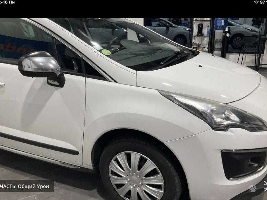 White Peugeot 3008 2014 in Vilnius, with an engine capacity of 1.56 L and mileage of 200 thousand km for 4799 €, photo 3 on AUTOMOTO.COM.LV