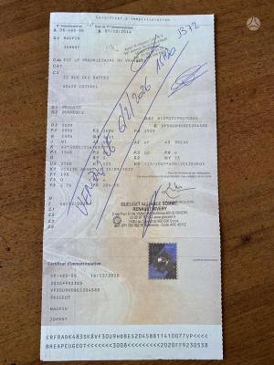 Белый Пежо 3008 2014 в Вильнюс, объемом двигателя 1.60 л и пробегом 198 тыс. км за 5750 €, фото 24 на AUTOMOTO.COM.LV