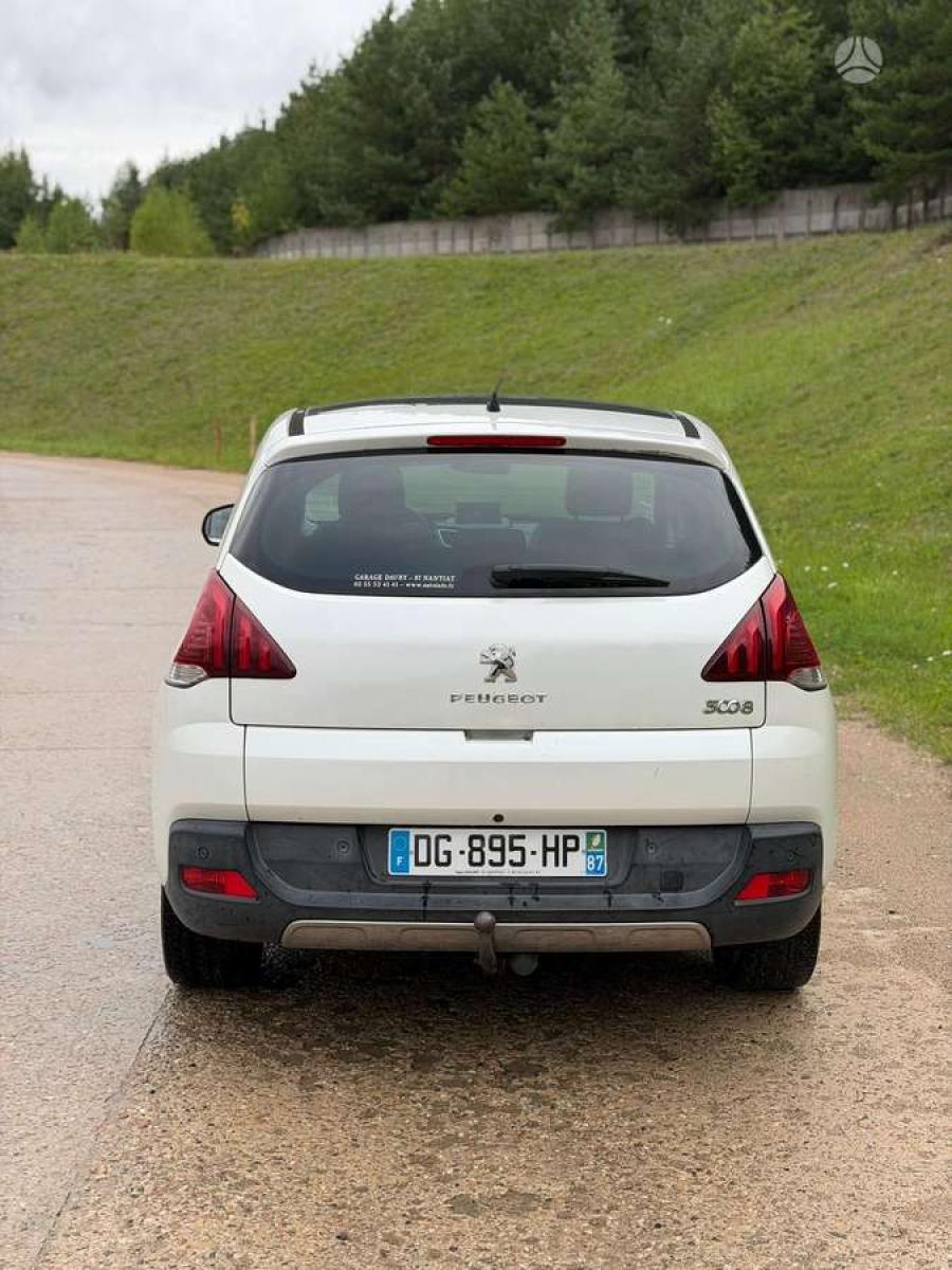 Balts Peugeot 3008 2014 Viļņa, ar dzinēja tilpumu 1.56 L un nobraukumu 250 tūkst. km par 5300 €, foto 6 vietnē AUTOMOTO.COM.LV