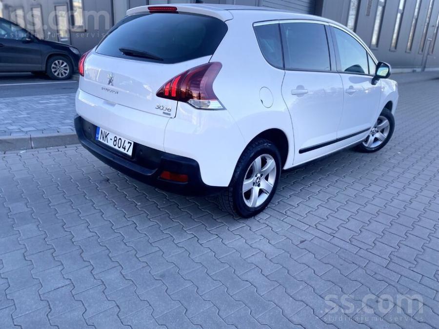 White Peugeot 3008 2015 in Riga, with an engine capacity of 1.60 L and mileage of 265 thousand km for 6000 €, photo 4 on AUTOMOTO.COM.LV
