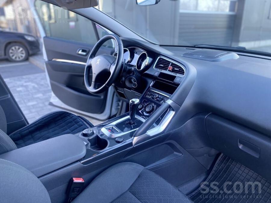 White Peugeot 3008 2015 in Riga, with an engine capacity of 1.60 L and mileage of 265 thousand km for 6000 €, photo 23 on AUTOMOTO.COM.LV