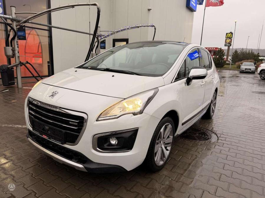 Balts Peugeot 3008 2016 Viļņa, ar dzinēja tilpumu 2.00 L un nobraukumu 199 tūkst. km par 6900 €, foto 1 vietnē AUTOMOTO.COM.LV