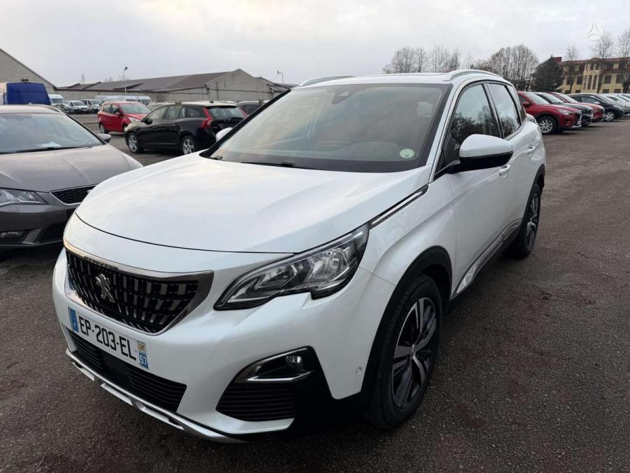 White Peugeot 3008 2017 in Taurage, with an engine capacity of 1.56 L and mileage of 191 thousand km for 11200 €, photo 1 on AUTOMOTO.COM.LV