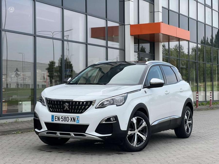 Balts Peugeot 3008 2017 Viļņa, ar dzinēja tilpumu 1.20 L un nobraukumu 143 tūkst. km par 9300 €, foto 1 vietnē AUTOMOTO.COM.LV