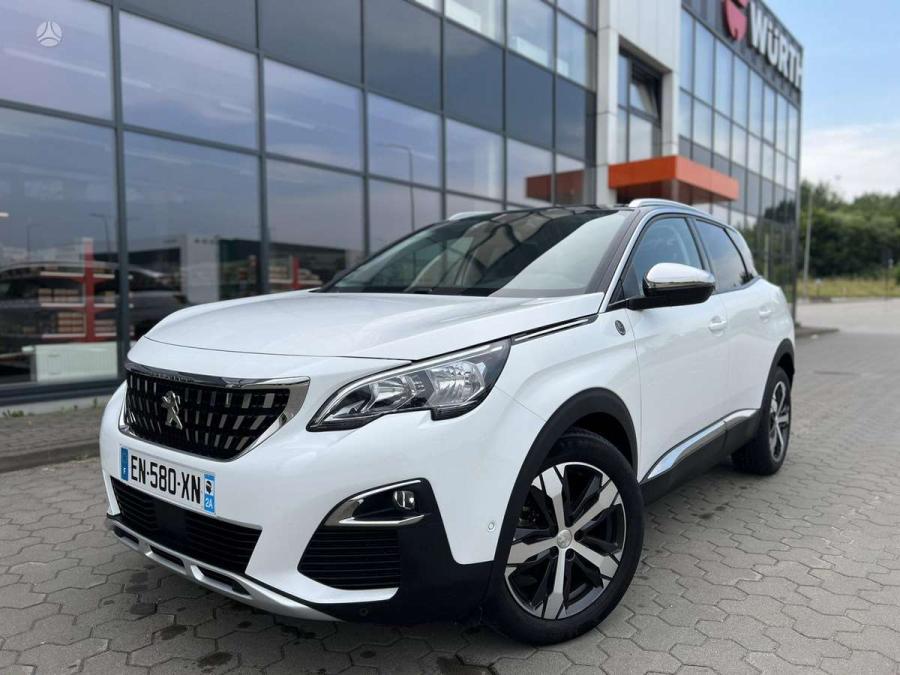 Balts Peugeot 3008 2017 Viļņa, ar dzinēja tilpumu 1.20 L un nobraukumu 143 tūkst. km par 9300 €, foto 4 vietnē AUTOMOTO.COM.LV