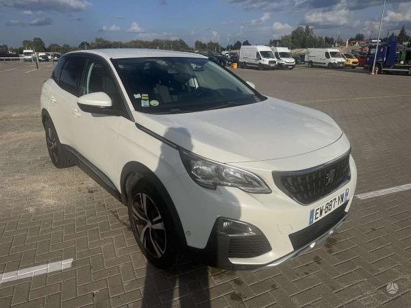 White Peugeot 3008 2018 in Taurage, with an engine capacity of 1.50 L and mileage of 197 thousand km for 9300 €, photo 1 on AUTOMOTO.COM.LV