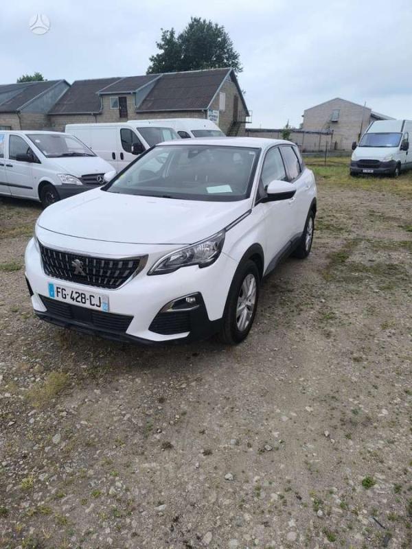 Balts Peugeot 3008 2019 Tauragė, ar dzinēja tilpumu 1.50 L un nobraukumu 290 tūkst. km par 7500 €, foto  vietnē AUTOMOTO.COM.LV