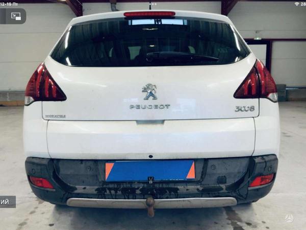 White Peugeot 3008 2015 in Vilnius, with an engine capacity of 1.56 L and mileage of 200 thousand km for 5670 €, photo 6 on AUTOMOTO.COM.LV