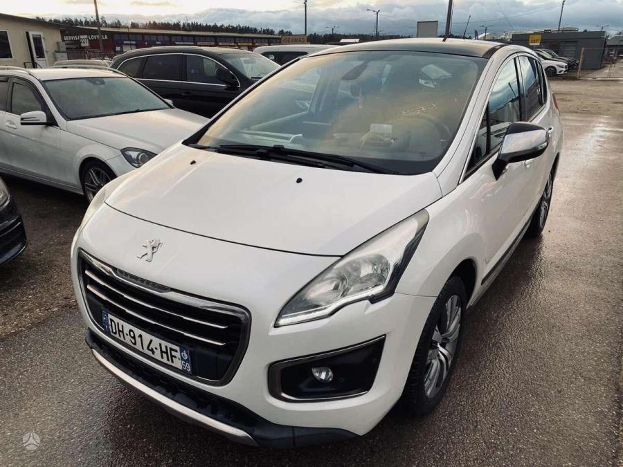 White Peugeot 3008 2015 in Vilnius, with an engine capacity of 0.00 L and mileage of 200 thousand km for 5670 €, photo 1 on AUTOMOTO.COM.LV