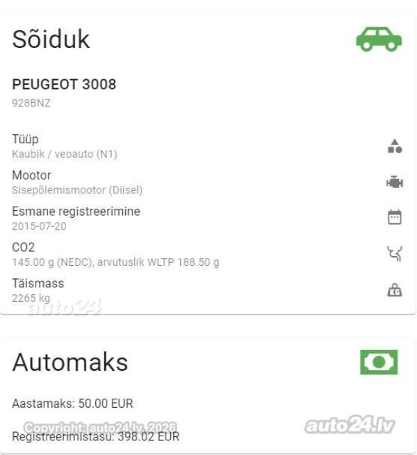 Белый Пежо 3008 2015 в Таллин, объемом двигателя 2.00 л и пробегом 192 тыс. км за 7600 €, фото 5 на AUTOMOTO.COM.LV