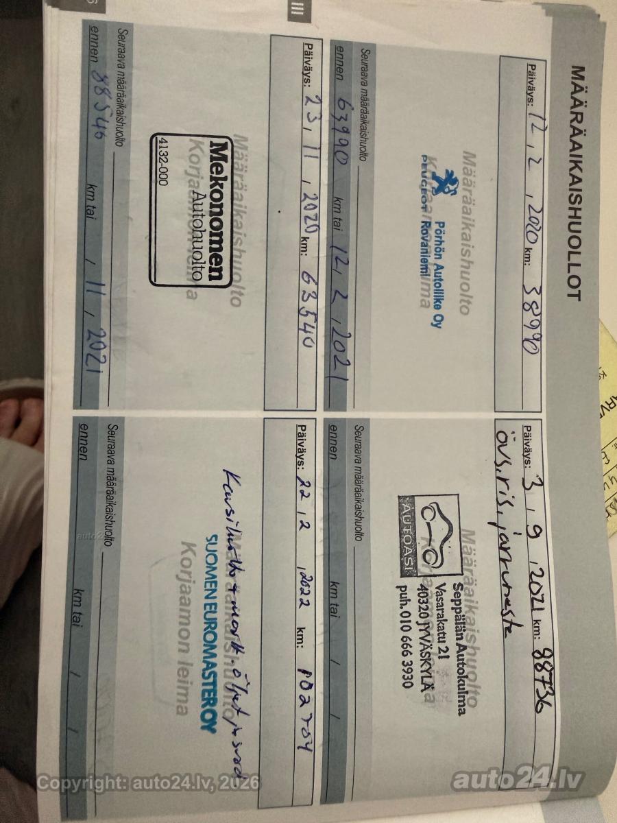 Белый Пежо 3008 2017 в Таллин, объемом двигателя 1.20 л и пробегом 181 тыс. км за 9949 €, фото 16 на AUTOMOTO.COM.LV