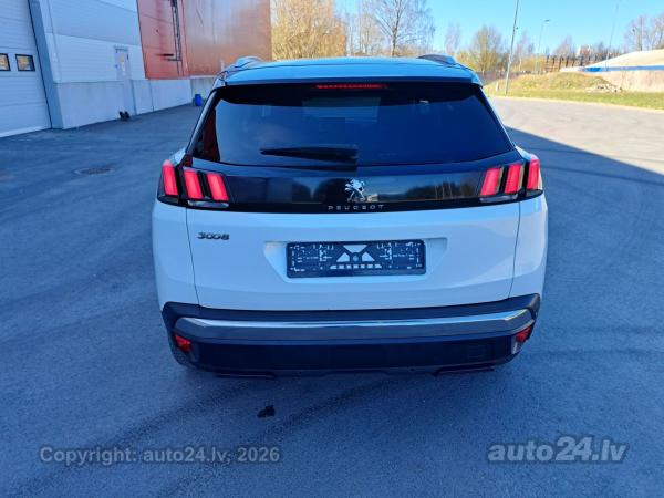 Balts Peugeot 3008 2019 Tallina, ar dzinēja tilpumu 1.50 L un nobraukumu 124 tūkst. km par 15200 €, foto 4 vietnē AUTOMOTO.COM.LV