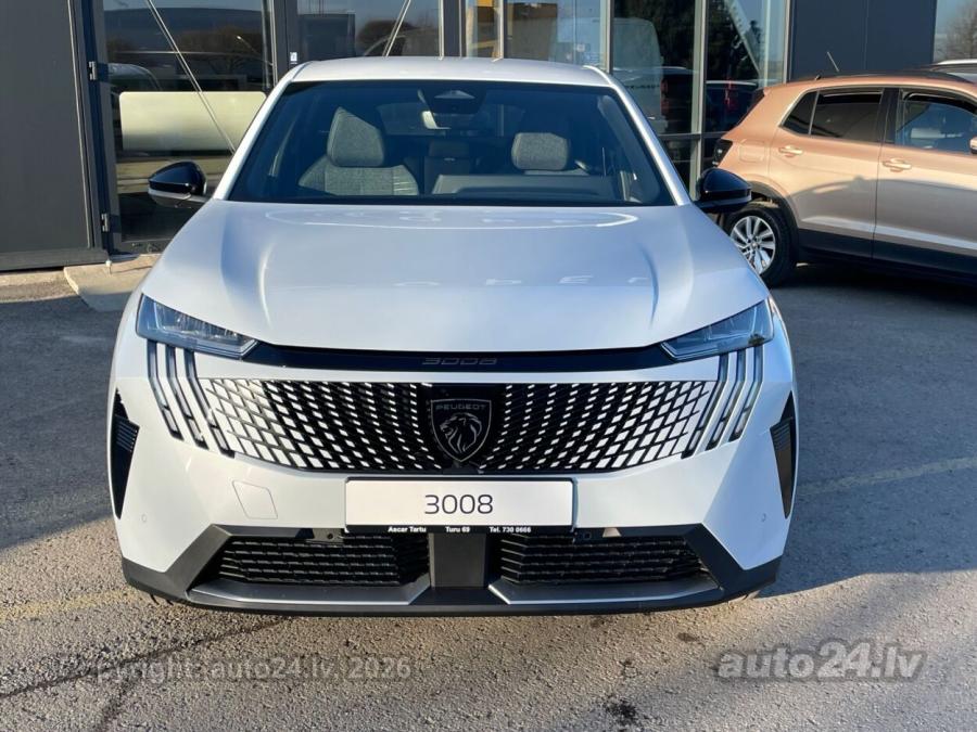 Balts Peugeot 3008 2026 Tartu, ar dzinēja tilpumu 1.20 L un nobraukumu 2 tūkst. km par 29990 €, foto 2 vietnē AUTOMOTO.COM.LV