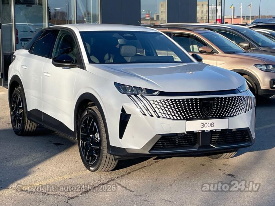 Balts Peugeot 3008 2026 Tartu, ar dzinēja tilpumu 1.20 L un nobraukumu 2 tūkst. km par 29990 €, foto 3 vietnē AUTOMOTO.COM.LV