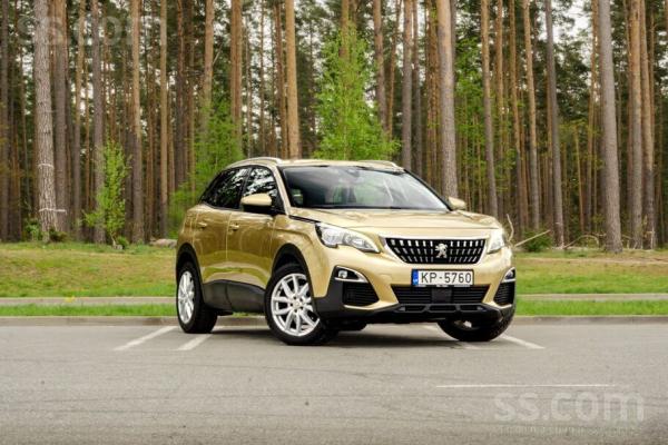 Yellow Peugeot 3008 2017 in Riga, with an engine capacity of 1.60 L and mileage of 106 thousand km for 12290 €, photo 2 on AUTOMOTO.COM.LV