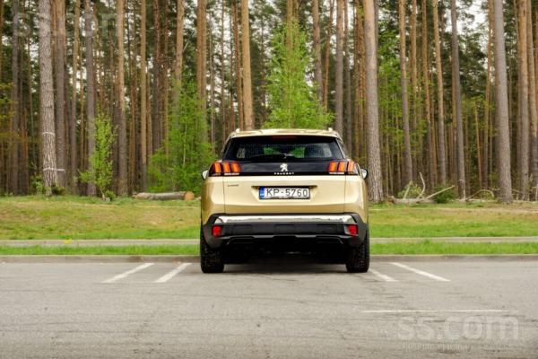 Yellow Peugeot 3008 2017 in Riga, with an engine capacity of 1.60 L and mileage of 106 thousand km for 12290 €, photo 7 on AUTOMOTO.COM.LV