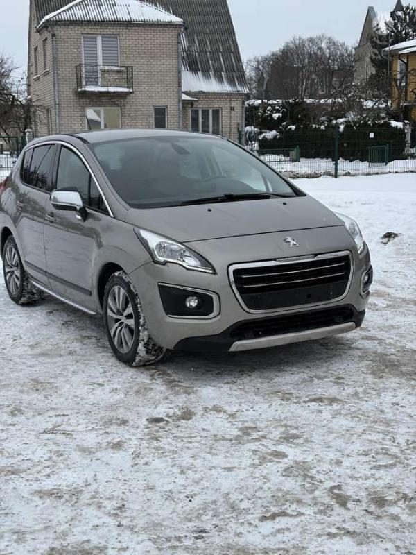 Yellow Peugeot 3008 2014 in Taurage, with an engine capacity of 1.60 L and mileage of 267 thousand km for 5500 €, photo 1 on AUTOMOTO.COM.LV