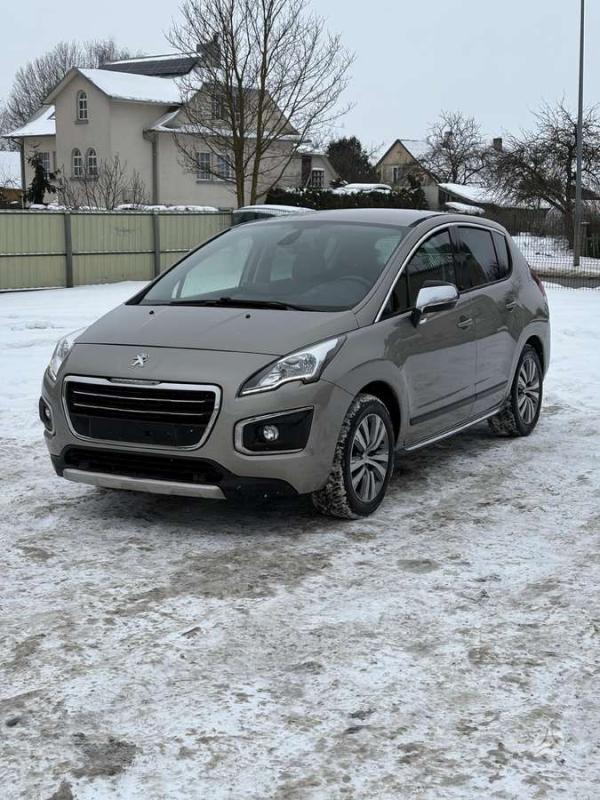 Yellow Peugeot 3008 2014 in Taurage, with an engine capacity of 1.60 L and mileage of 267 thousand km for 5500 €, photo 2 on AUTOMOTO.COM.LV