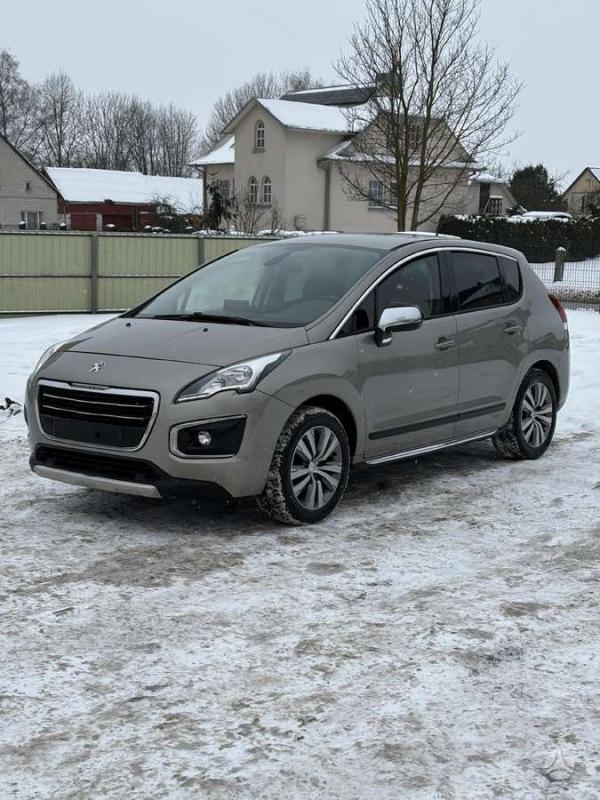 Yellow Peugeot 3008 2014 in Taurage, with an engine capacity of 1.60 L and mileage of 267 thousand km for 5500 €, photo 9 on AUTOMOTO.COM.LV