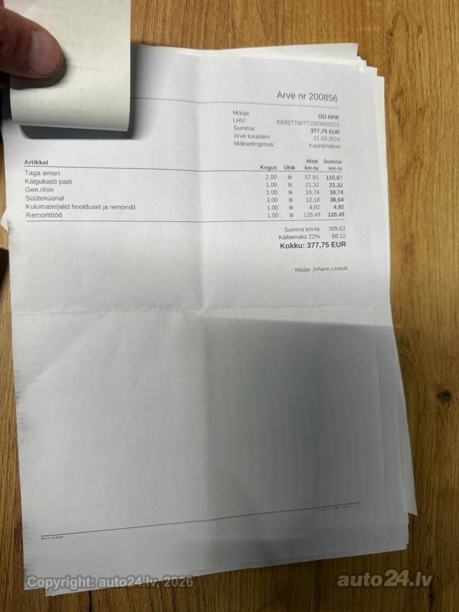 Серый Пежо 301 2015 в Тарту, объемом двигателя 1.20 л и пробегом 187 тыс. км за 2990 €, фото 18 на AUTOMOTO.COM.LV