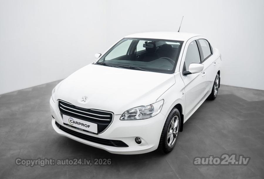 White Peugeot 301 2014 in Tallinn, with an engine capacity of 1.20 L and mileage of 104 thousand km for 3999 €, photo 1 on AUTOMOTO.COM.LV