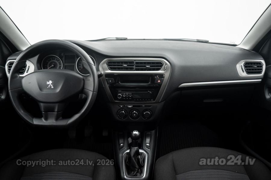 White Peugeot 301 2014 in Tallinn, with an engine capacity of 1.20 L and mileage of 104 thousand km for 3999 €, photo 14 on AUTOMOTO.COM.LV