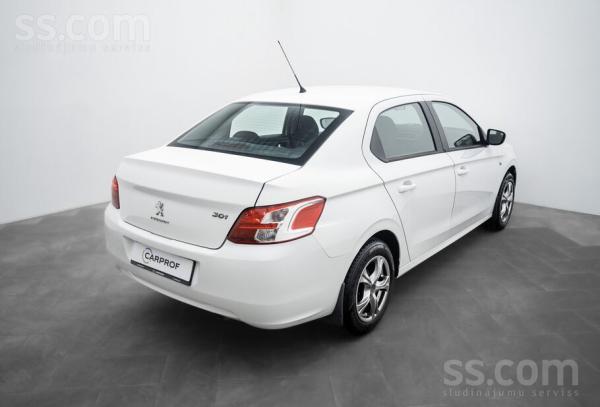 White Peugeot 301 2014 in Tallinn, with an engine capacity of 1.20 L and mileage of 104 thousand km for 3499 €, photo 3 on AUTOMOTO.COM.LV