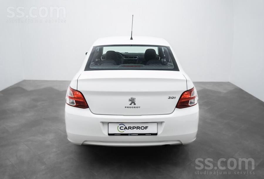 Balts Peugeot 301 2014 Tallina, ar dzinēja tilpumu 1.20 L un nobraukumu 104 tūkst. km par 3499 €, foto 7 vietnē AUTOMOTO.COM.LV