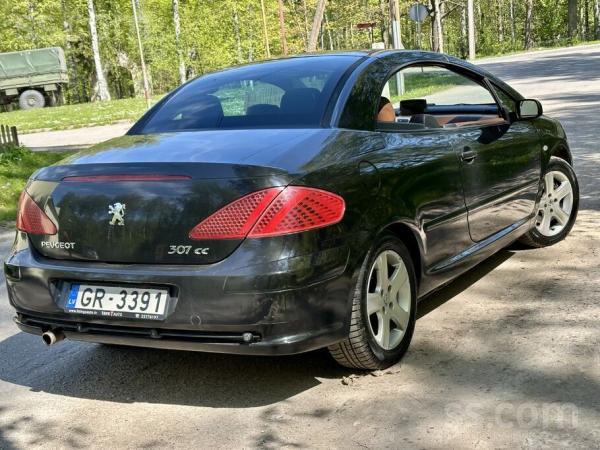 Black Peugeot 307 2004 in Jelgava, with an engine capacity of 2.00 L and mileage of 0 thousand km for 1290 €, photo 4 on AUTOMOTO.COM.LV