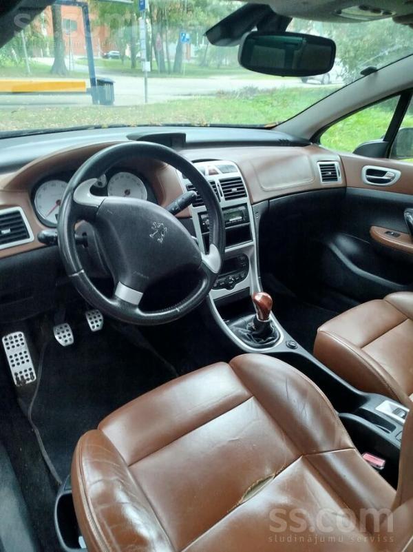 Black Peugeot 307 2005 in Jurmala, with an engine capacity of 2.00 L and mileage of 320 thousand km for 1200 €, photo 6 on AUTOMOTO.COM.LV