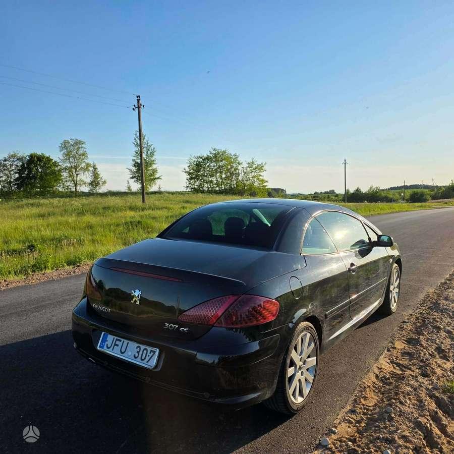 Black Peugeot 307 2006 in Kaunas, with an engine capacity of 2.00 L and mileage of 367 thousand km for 2200 €, photo 8 on AUTOMOTO.COM.LV