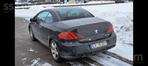 Melns Peugeot 307 2007 Rīga, ar dzinēja tilpumu 2.00 L un nobraukumu 0 tūkst. km par 3150 €, foto 3 vietnē AUTOMOTO.COM.LV